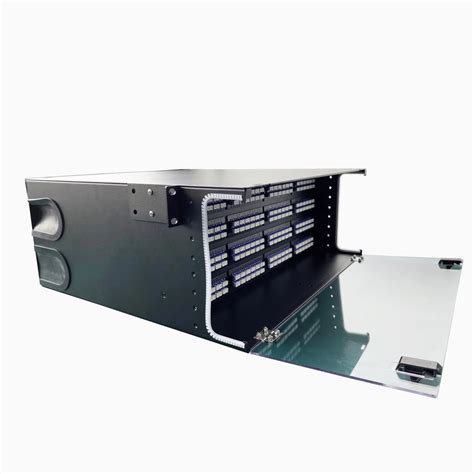 Mpo Fiber Optic Patch Panel Network Patch Panel Cassette Fiber Optic