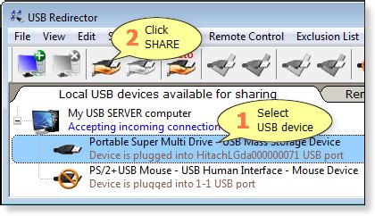 USB Redirector Client USB Over Network USB Over IP USB Over