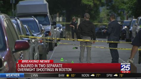 6 People Injured In 3 Overnight Shootings In Boston