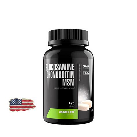 Глюкозамин хондроитин Maxler Glucosamine Chondroitin MSM - 90 таблеток