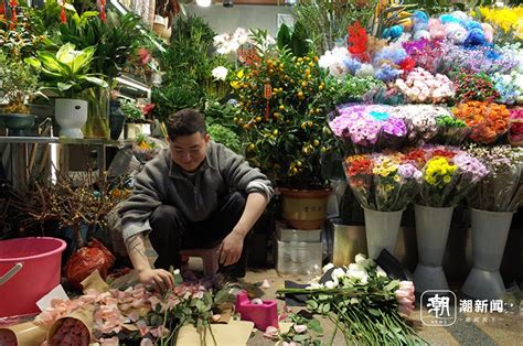 寻年味：花鸟市场年味浓 琳琅满目年宵花