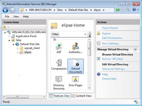 Publishing Elipse E3 V 30 Applications On The Internet With Microsoft Iis