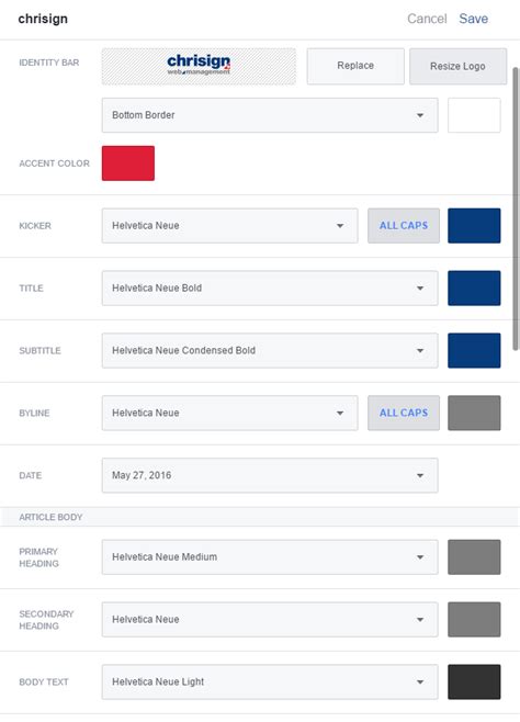 Facebook Instant Articles