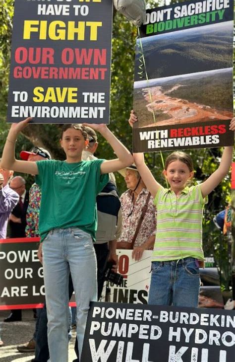 Farmers Protest Renewable Projects At Rally Outside Parliament House