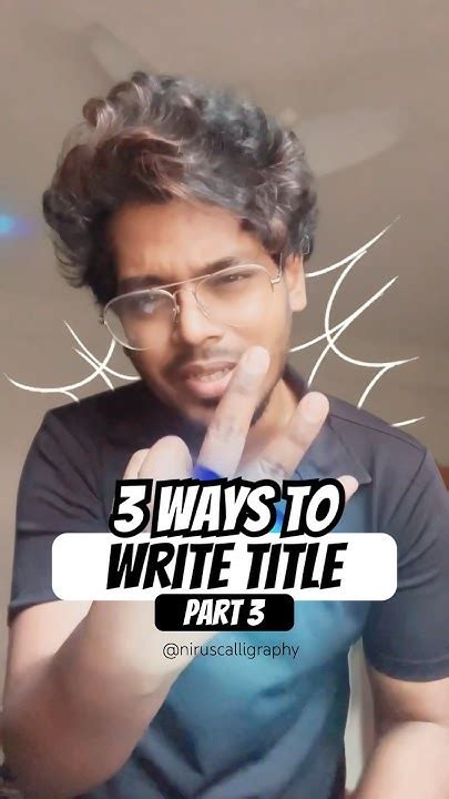 Which Is Your Favourite 🖋️ 3 Ways To Write Headings In Tamil Part 3