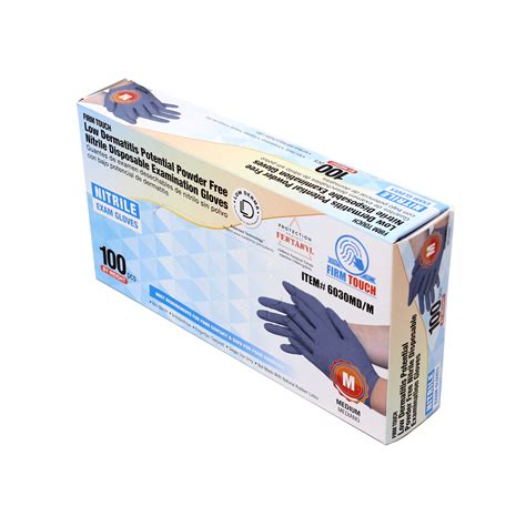 3 Mil Blue Nitrile Gloves Exam Grade And Chemo Rated 123safetygear
