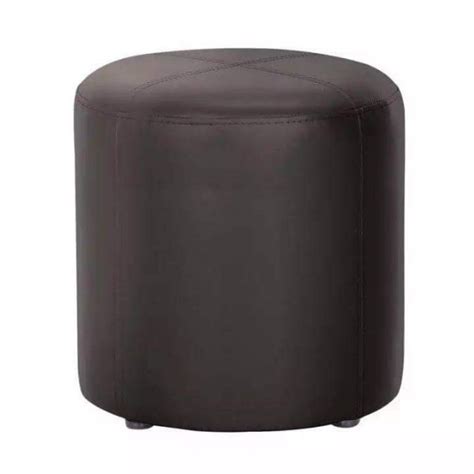 เก้าอี้สตูลทรงกลม หุ้มหนังพีวีซี 42x44ซม รุ่น Ruby สีดำ Shopee