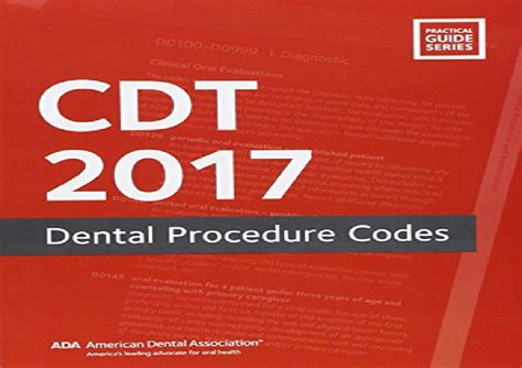 Ppt Ebook Download Cdt 2017 Dental Procedure Codes Powerpoint