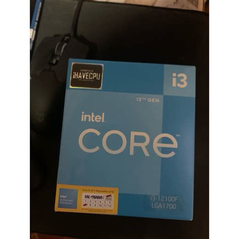 Cpu I3 12100f Lga1700 มือสอง มีประกัน Ihave Cpu Shopee Thailand