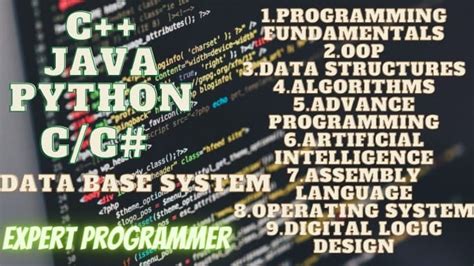 Do C C Plus Plus Java Python Csharp Database Sql Projects By Faisallatif657 Fiverr