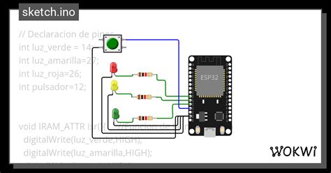 INTERRUPCION EXTERNA Copy Wokwi ESP32 STM32 Arduino Simulator