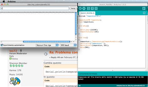 Problema Con Il Sensore Di Misura Tmp36 Starter Kit Generale