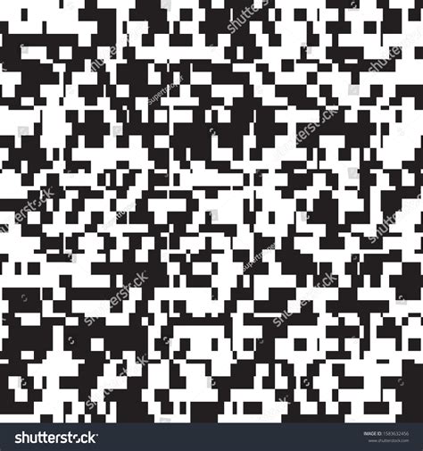 Bit Row Pixel Background Network Stock Vector Royalty Free