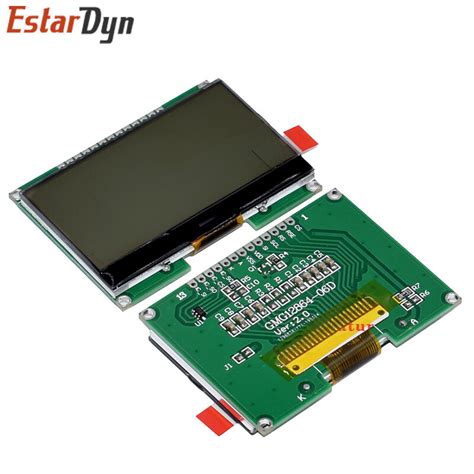 Lcd12864 12864 06d 12864 Lcd Module Cog With Chinese Font Dot Matrix Screen Spi Interface
