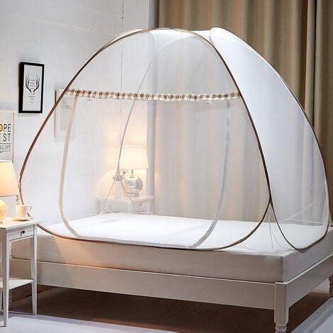 AlwaysH Foldable Bed Mosquito Net Pop Up Large Mosquito Net Dome Tent