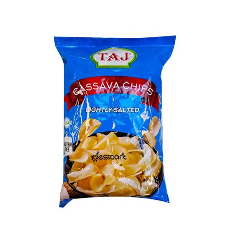 Shop Taj Cassava Chips Salted 250g Online Uk Desicart