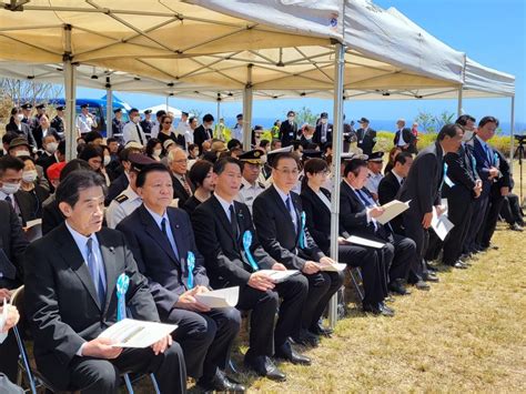日米硫黄島戦没者合同慰霊追悼顕彰式に参列致しました あぜもと将吾公式サイト