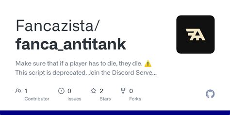 Github Fancazistafancaantitank Make Sure That If A Player Has To