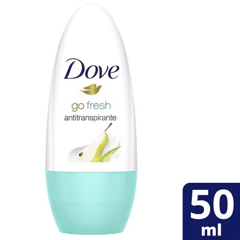 Desodorante Antitranspirante Dove Roll On Go Fresh Pera 50ml