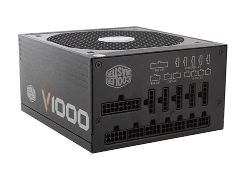 Cooler Master V1000 - Fully Modular 1000W 80 PLUS Gold PSU with ...