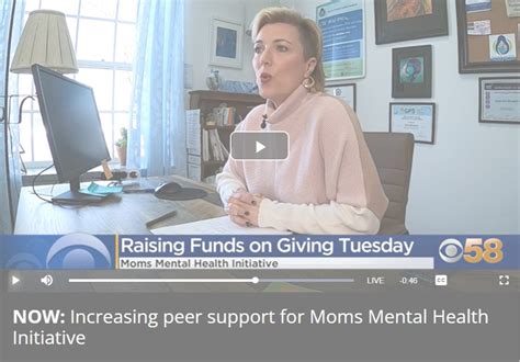 Increasing Peer Support For Moms Mental Health Initiative