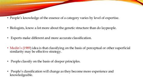 The Knowledge Based View Of Concept And Categorization