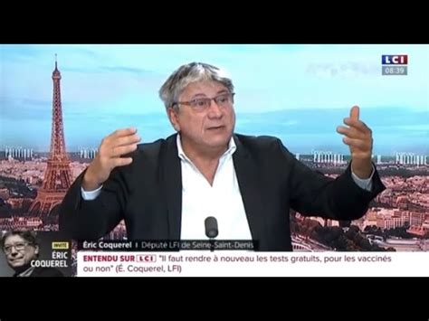 Eric Coquerel invité de la matinale LCI pass vaccinal union