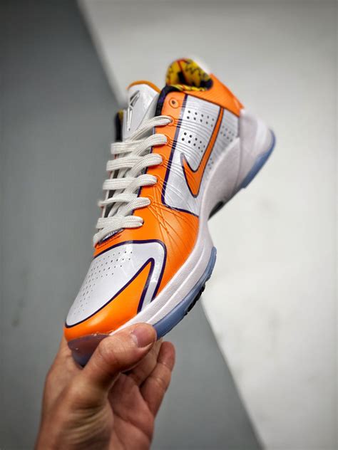 Devin Bookers X Nike Kobe 5 Protro White Orange Teepro