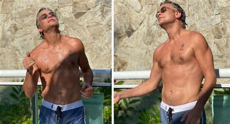 Fábio assunção aparece feliz em fotos depois de piadas sobre problemas