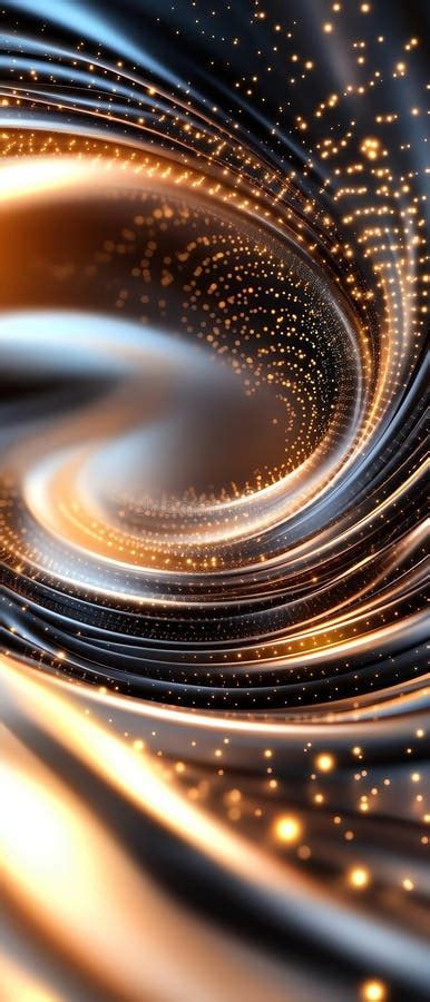 Realistic Dynamic Data Flow Visualizations Illustrated With Flowing Streams Of Vibrant Glowing