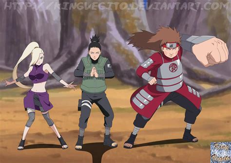 Ino Shika Cho By Kingvegito On Deviantart
