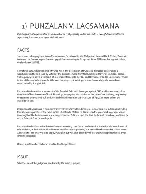 Classification Of Property Pdf Real Property Lawsuit