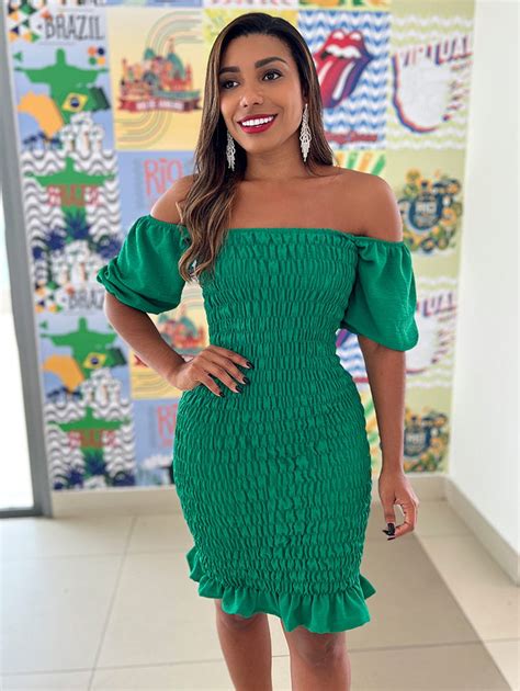 Vestido Curto Ciganinha Scarlet La Luna Online