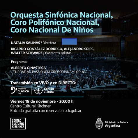 Elencos Nacionales Interpretan A Alberto Ginastera Cultura