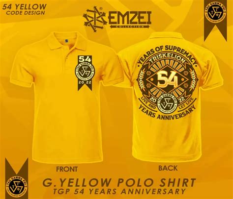 Original Tau Gamma Phi Triskelion Polo Shirt Lazada Ph