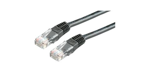 Rnd 765 00239 Rnd Cat6 Straight Male Rj45 To Straight Male Rj45 Ethernet Cable Utp Black Pvc