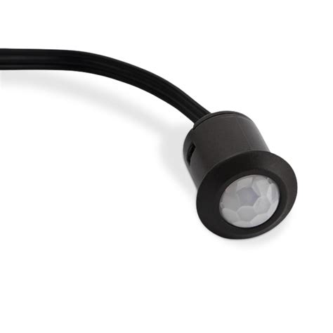 Ledexperten Mini Pir Bevægelses Sensor 60° 360° Til 12v 24v I Sort