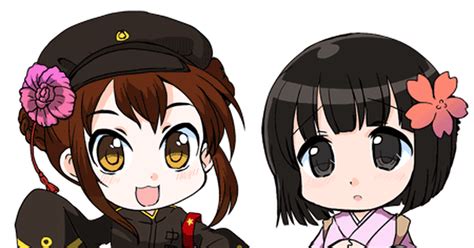 ヘタリア 【aph】黒い女の子たち ごがつのマンガ にょたりあ 本田桜 王春燕 Pixiv