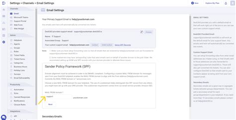 Email Domain Verification Using SPF Desk365