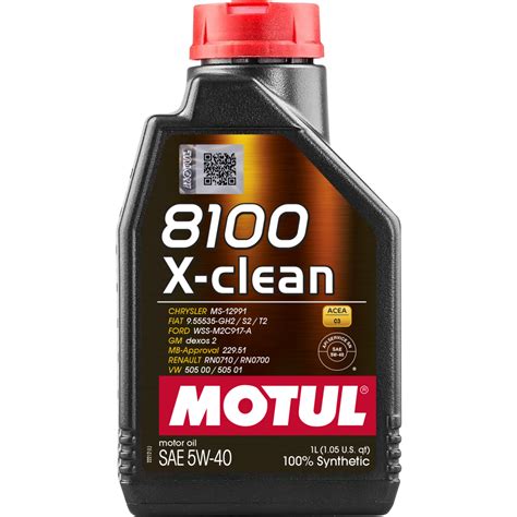 Motul 8100 X Clean 5w 40 Motul Usa