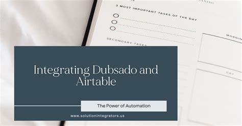 Integrating Dubsado And Airtable Solutionintegrators Us