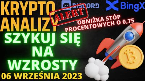Krypto Analiza 06 09 2023 CZY ZA DWA TYGODNIE BĘDĄ WZROSTY BTC ETH BEL