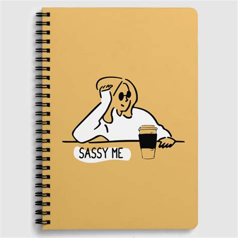 Sassy Me Spiral Notebook A5 Unruled
