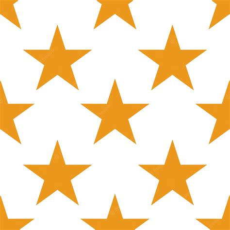 Premium Vector Star Seamless Pattern On White Background Vector Illustration