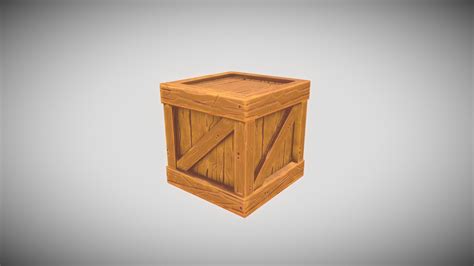 Stylized Crate Game Ready Asset 3d Model By Hridoy19991 [67d37ca