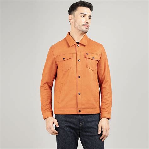Suede Jacket Rust