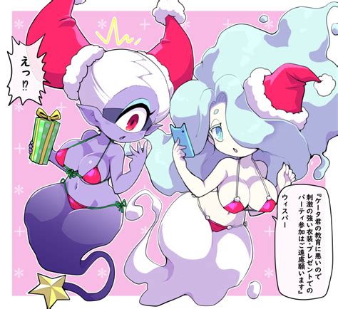 Rule 34 1 Eye 2girls Bikini Christmas Christmas Bikini Christmas Hat