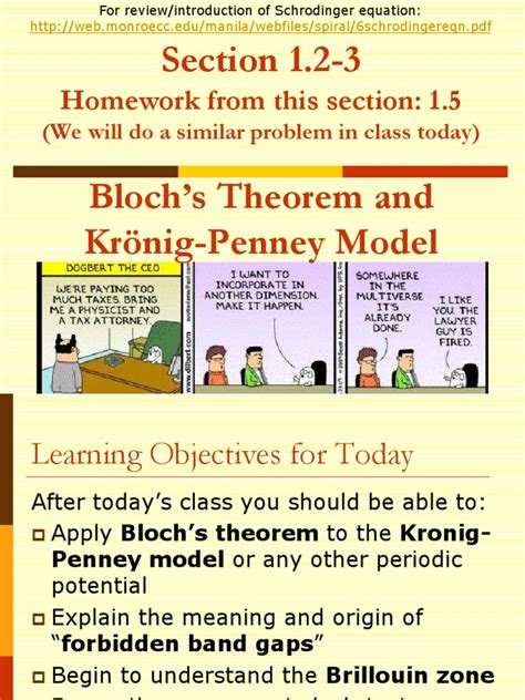 Pdf Blochs Theorem And Krönig Penney Model Dokumentips