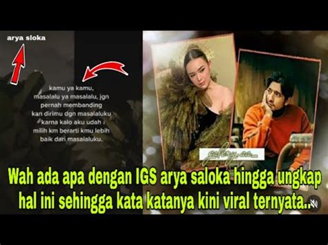 Gegerr Dengan IGS Arya Saloka Yang Beredar Ternyata Inilah Yang Terjadi