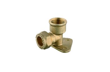 Brass Compression Fittings Wall Plated Female Elbow Nexgen Composite